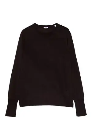 Aspesi Ribbed-trim Jumper - Brown