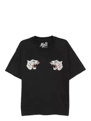 MELT Tiger Graphic T-shirt - Black