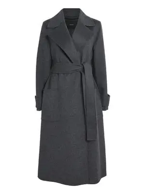 JOSEPH Double-faced Wool-cashmere Costa Coat - Grey
