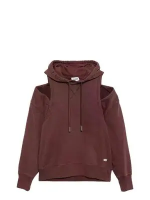 JEAN PAUL GAULTIER Cut-out Hoodie - Red