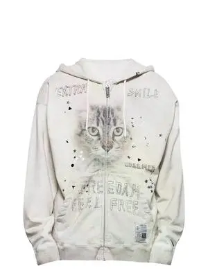 Mihara Yasuhiro Embellished Hoodie - White