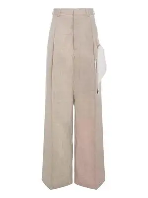 CUANNA Tyra Pleated Trousers - Neutrals