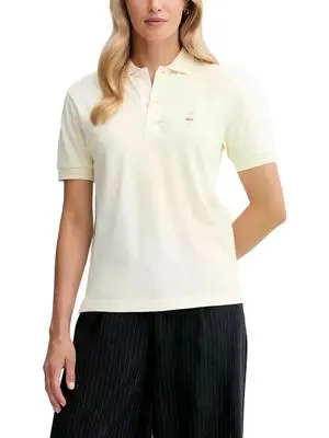 Bally Logo-embroidered Polo Top - Neutrals