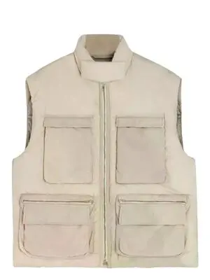 LEMAIRE Quilted Pocket Gilet - Neutrals