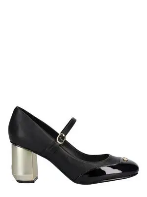 Liu Jo 75mm Leather Pumps - Black