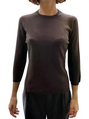 LA ROSE Three-Quarter Sleeve Sweater