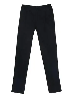 Kiton Elastic-waistband Trousers - Blue