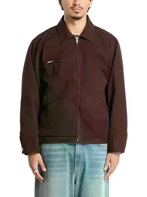 MAISON MARGIELA Logo-embroidered Jacket - Brown