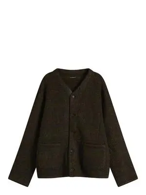 Engineered Garments Nep Knit Cardigan - Brown