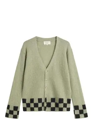 SECOND / LAYER Second/Layer Chevy Cardigan Green/black