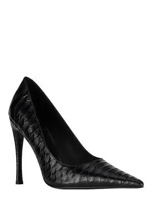 Jeffrey Campbell Good Luck Pumps - Black Snake
