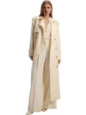 Karen Millen Signature Trench Coat - Ivory