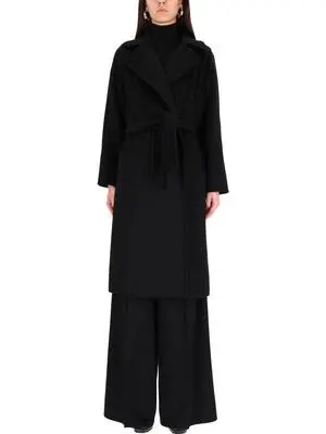 Max Mara Camel Hair "manuela" Coat - Black