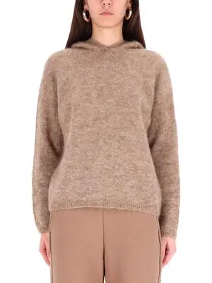 Max Mara Hooded Shirt - Beige
