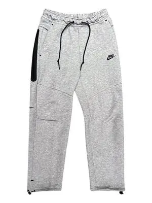 Nike Open Hem Fleece Pants - Grey