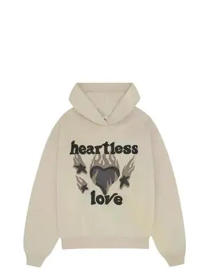 BROKEN PLANET Heartless Love Hoodie - Neutrals