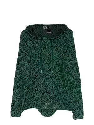 JUNTAE KIM Lace Hoodie - Green