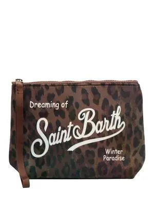 MC2 SAINT BARTH Aline Clutch Bag - Brown