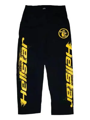 HELLSTAR Graphic-print Track Pants - Black
