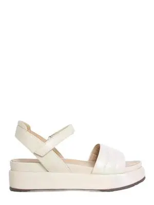 STUDIO CHOFAKIAN Padded Platform Sandals - Neutrals