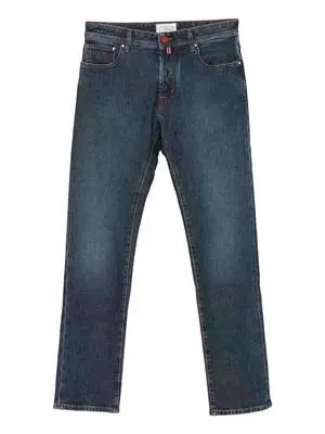 Jacob Cohen Topstitch Jeans - Blue