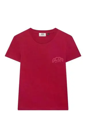 Gcds Logo-print T-shirt - Red