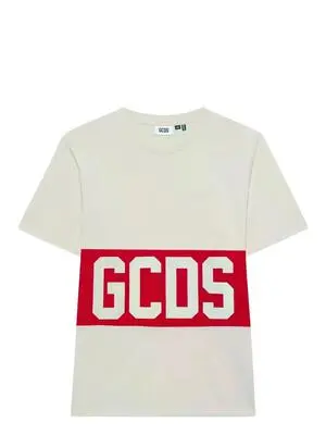 Gcds Logo-print T-shirt - Neutrals