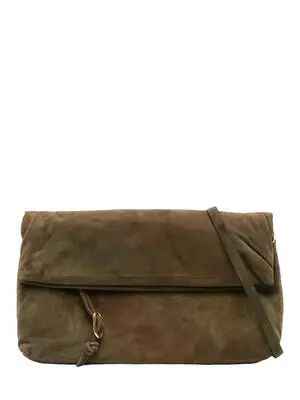 TELA Flap Ring Crossbody Bag - Green