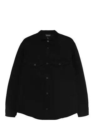 Emporio Armani Buttoned Pocket Shirt - Black