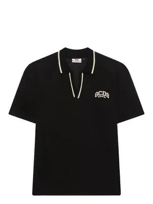 Gcds V-neck T-shirt - Black