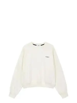 STUDIO TOMBOY Logo-embroidered Sweatshirt - Neutrals
