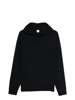 Aspesi Fine-knit Hoodie - Black