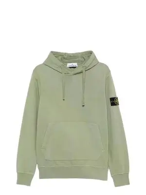 Stone Island Compass-motif Hoodie - Green