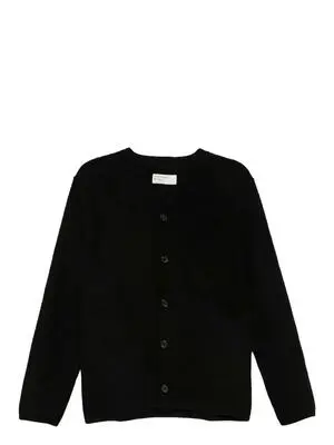 Universal Works V-neck Cardigan - Black