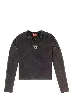DIESEL® Logo-detail Sweater - Black