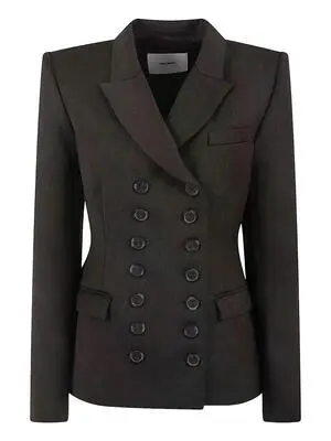 ALEX PERRY Double-Breasted Wool Blazer