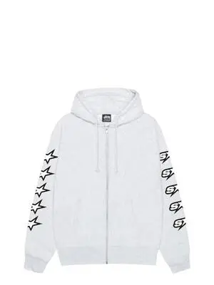 StÜssy Speedway Zip Hoodie - Ash Heather