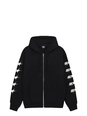 StÜssy Speedway Zip Hoodie - Black