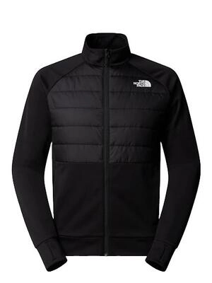 The North Face Reaction 2.0 Fleece Hybrid Full Zip Jacket - Black