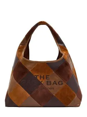 Marc Jacobs The Sack Patchwork Leather Shoulder Bag - Brown