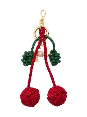Rosantica Cherry Charm Crystal-embellished Bag Charm - Multicoloured
