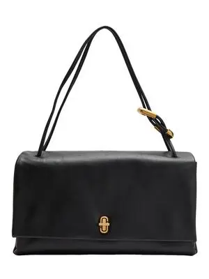 Marc Jacobs The Large Dual Leather Shoulder Bag - Black