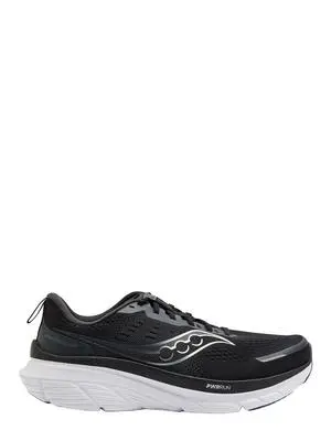 Saucony Guide 18 Panelled Mesh-knit Sneakers - Black And White