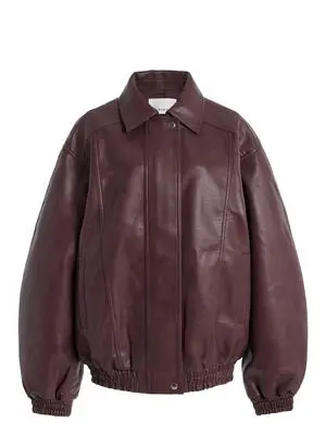 THE FRANKIE SHOP Prescott Faux Leather Jacket