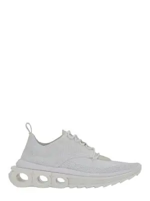 FERRAGAMO Gancini Sole Sneakers - White