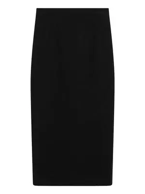 Dolce & Gabbana Wool Cloth Pencil Skirt - Black