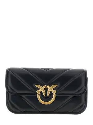 Pinko Love Box Baguette Handbag - Black