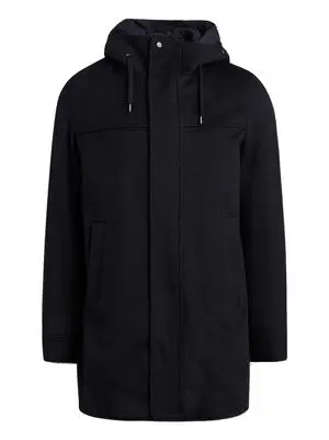HERNO Wool Cashmere Hooded Coat