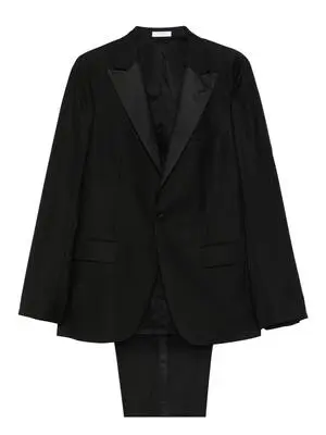 Boglioli Wool Single Breasted Suit - Black