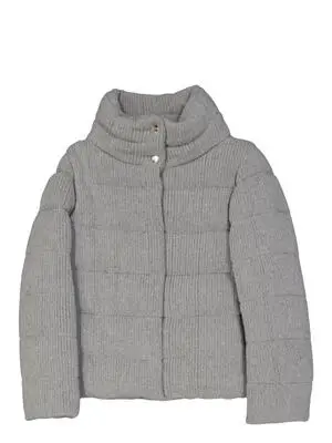 Herno Quilted Knit Bomber Jacket - Gray